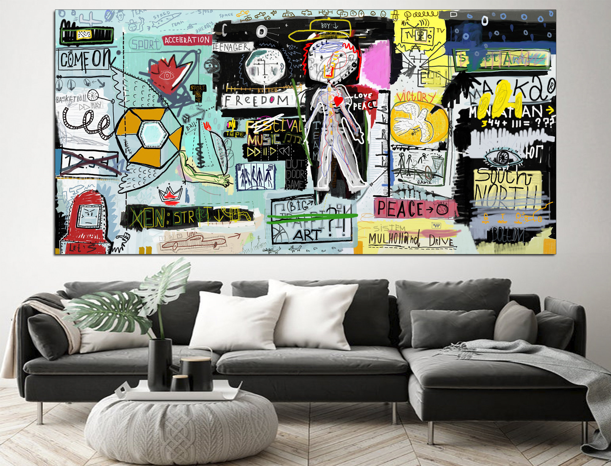 Jean Michel Basquiat Graffiti