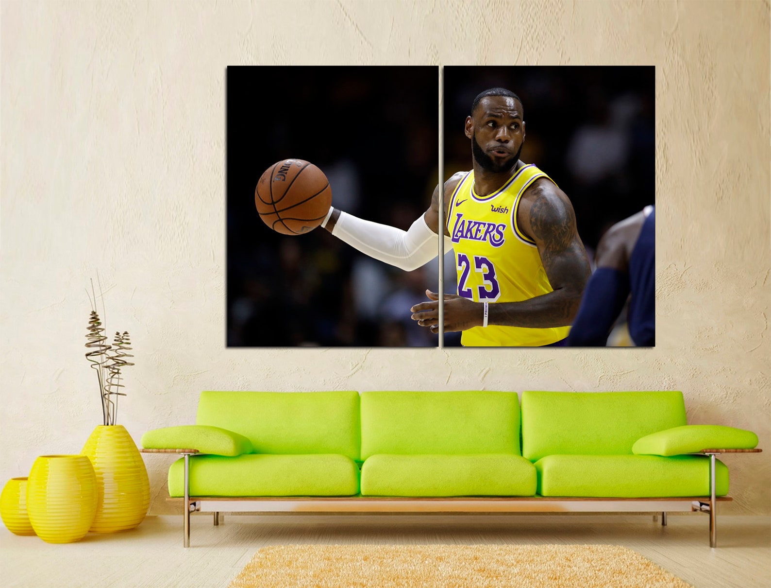 Lebron James Canvas Print: NBA Superstar Wall Art - Etsy