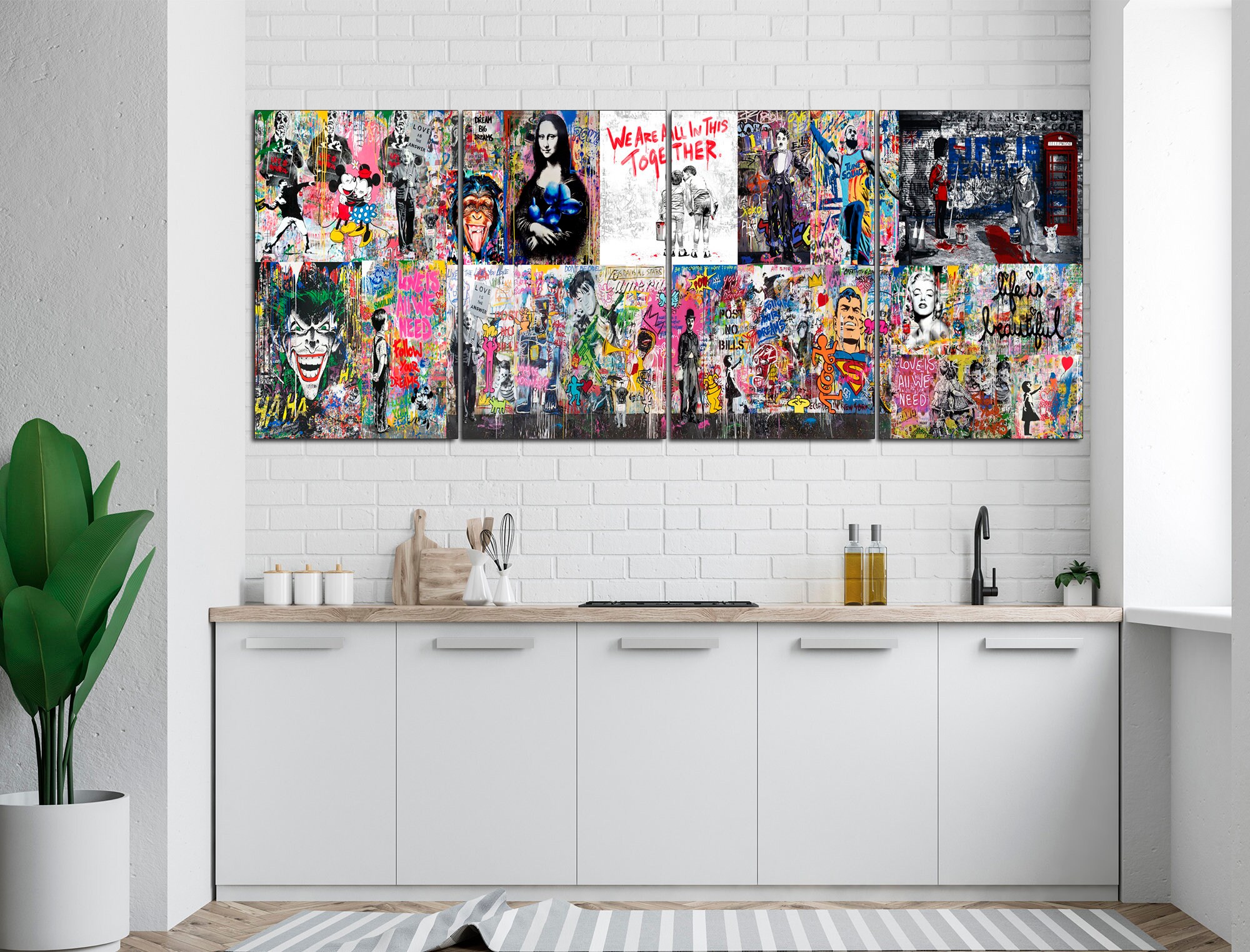 Graffiti Street Art Collage Graffiti Wall Art Graffiti Collage - Etsy