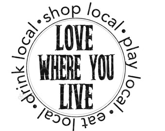 Shop local svg | Etsy