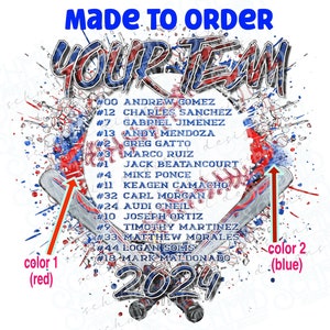 Custom Baseball Team Png, Baseball Team Roster, Custom Baseball Png ...