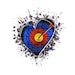 Heart Splatter, Archery Heart, Archery MOM Png, Archery Mom, Distressed ...