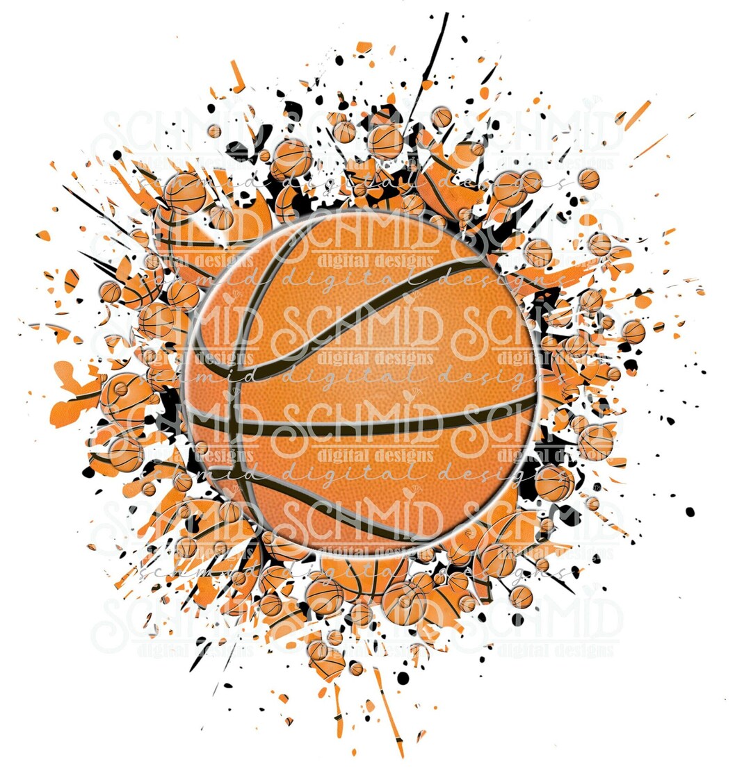 Splatter 2, Basketball TEAM PNG /basketball Mascot PNG / Mascot Design ...