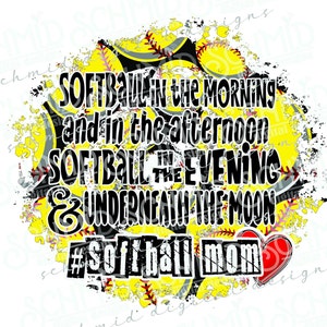 Softball Mom Png, Softball Png, Softball Mom Design, Softball ...