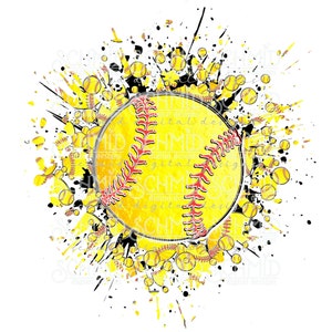 Circle Splatter, Softball Png, Softball Background, Softball Background ...