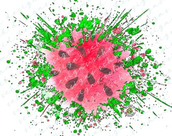 Watermelon Splatter Png / Watermelon Png/ Watermelon - Etsy