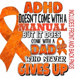 ADHD Dad Png, Adhd Dad Png, ADHD Dad SHIRT Png, Adhd Dad Design, Adhd ...