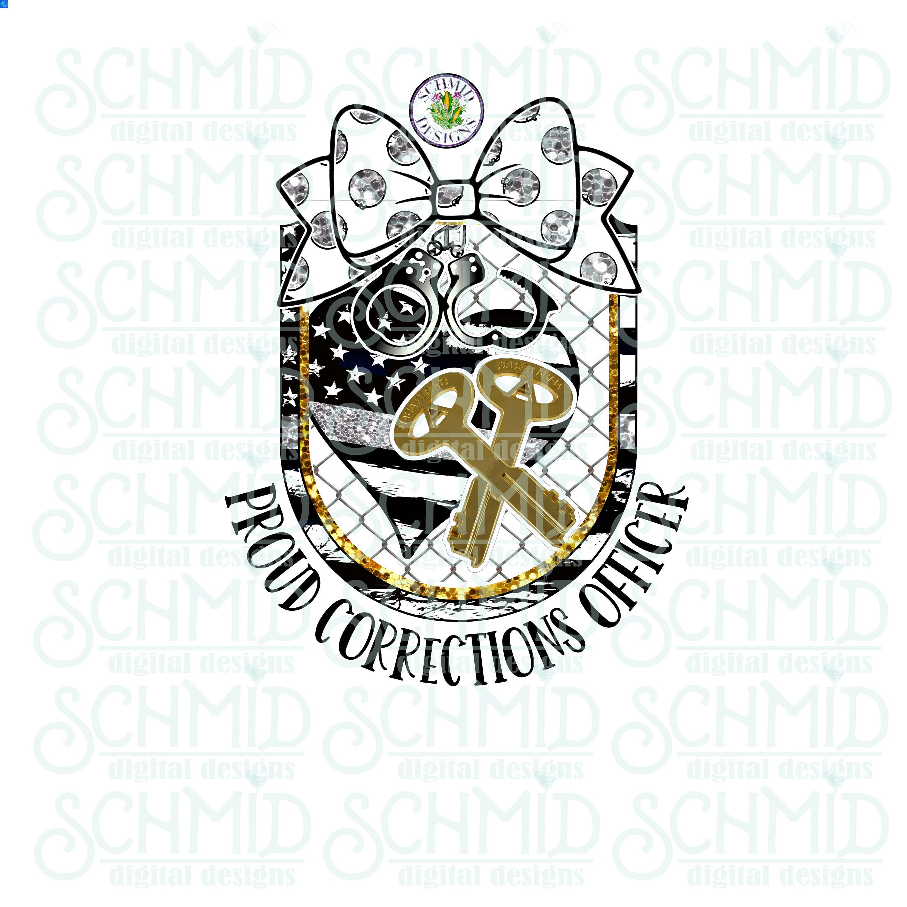 Badge Corrections Officer Png/ Corrections Design/ - Etsy