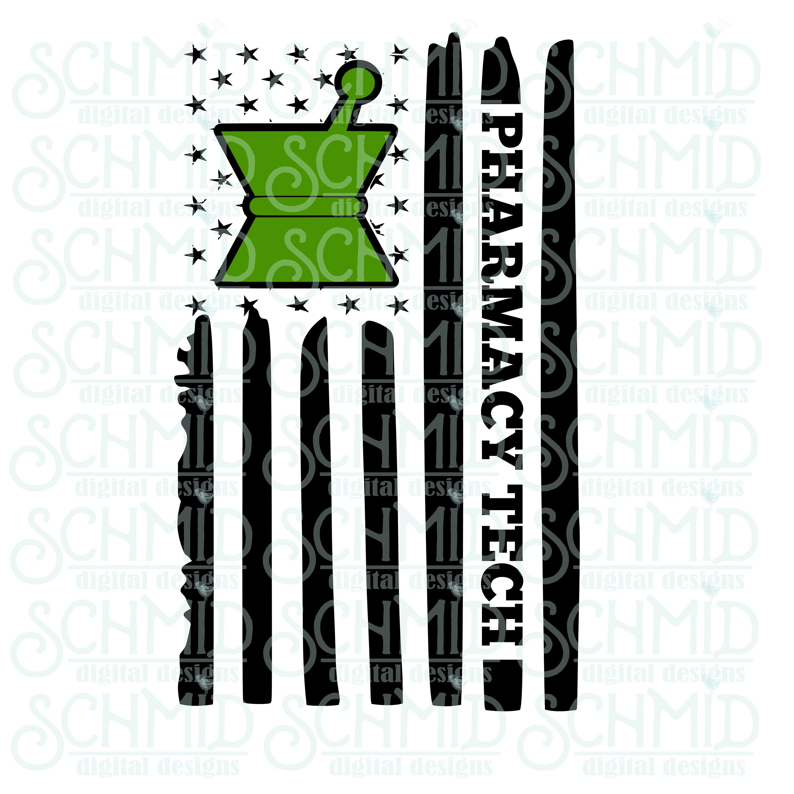 Pharmacy Tech Flag SVG AND PNG Pharmacy Svg Pharmacist - Etsy Canada