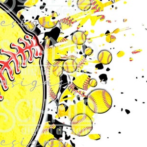 Circle Splatter, Softball Png, Softball Background, Softball Background ...