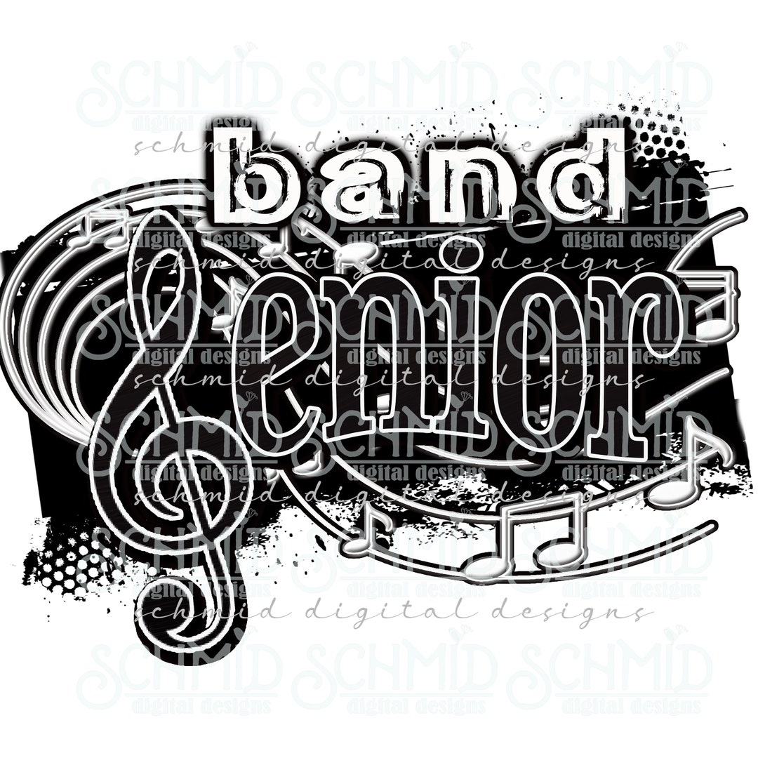 Senior Band PNG , High School Band Design, Marching Band Senior, School ...