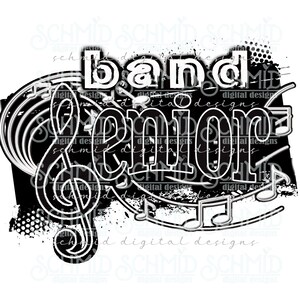 Senior Band PNG , High School Band Design, Marching Band Senior, School ...