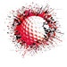 GOLF, Red Splatter Golf Png / Golf Png/ GOLF Background Png/ Golf ...