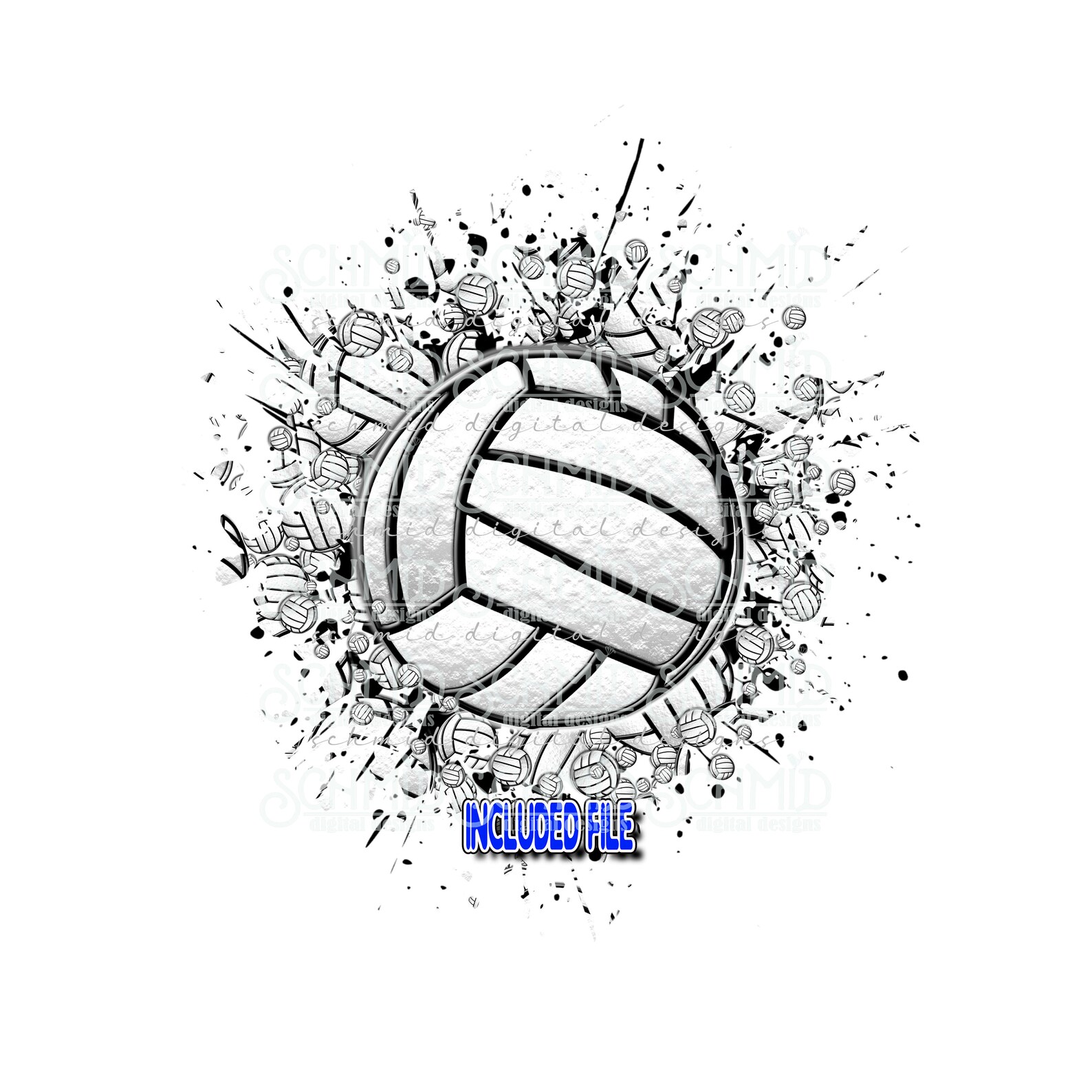 Circle Splatter, Volleyball Png, Volleyball Background, Volleyball ...