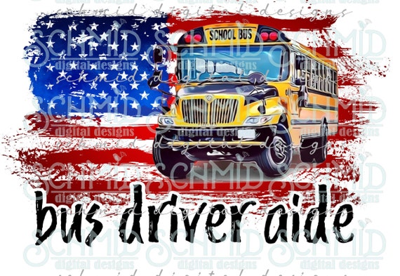 School Bus Driver Aide Bus Driver Aide School Bus Design - Etsy