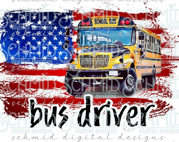 School Bus Driver School Bus Driver School Bus Design Bus - Etsy