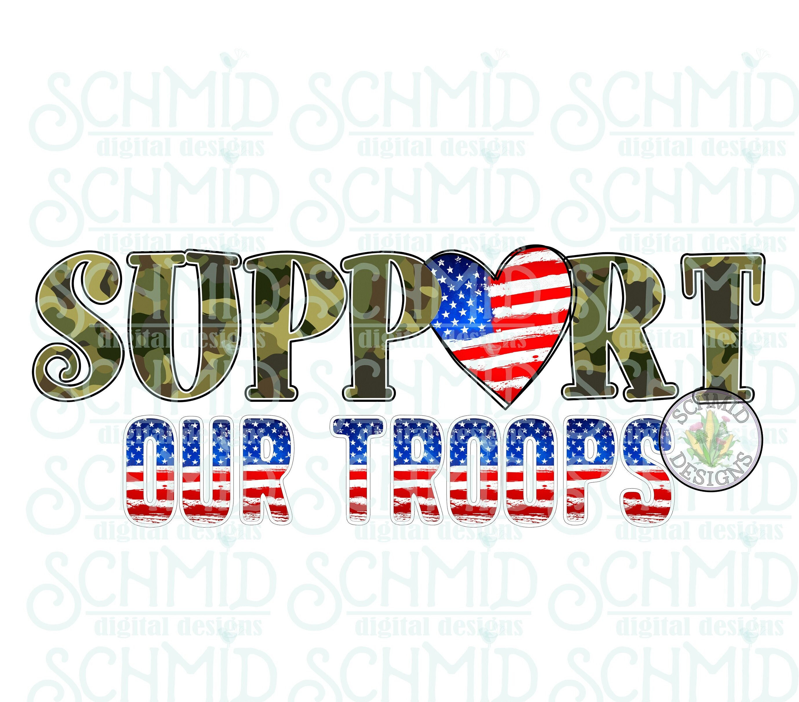 Support Our Troops PNG/ Freedom Isn't Free PNG/ Military - Etsy