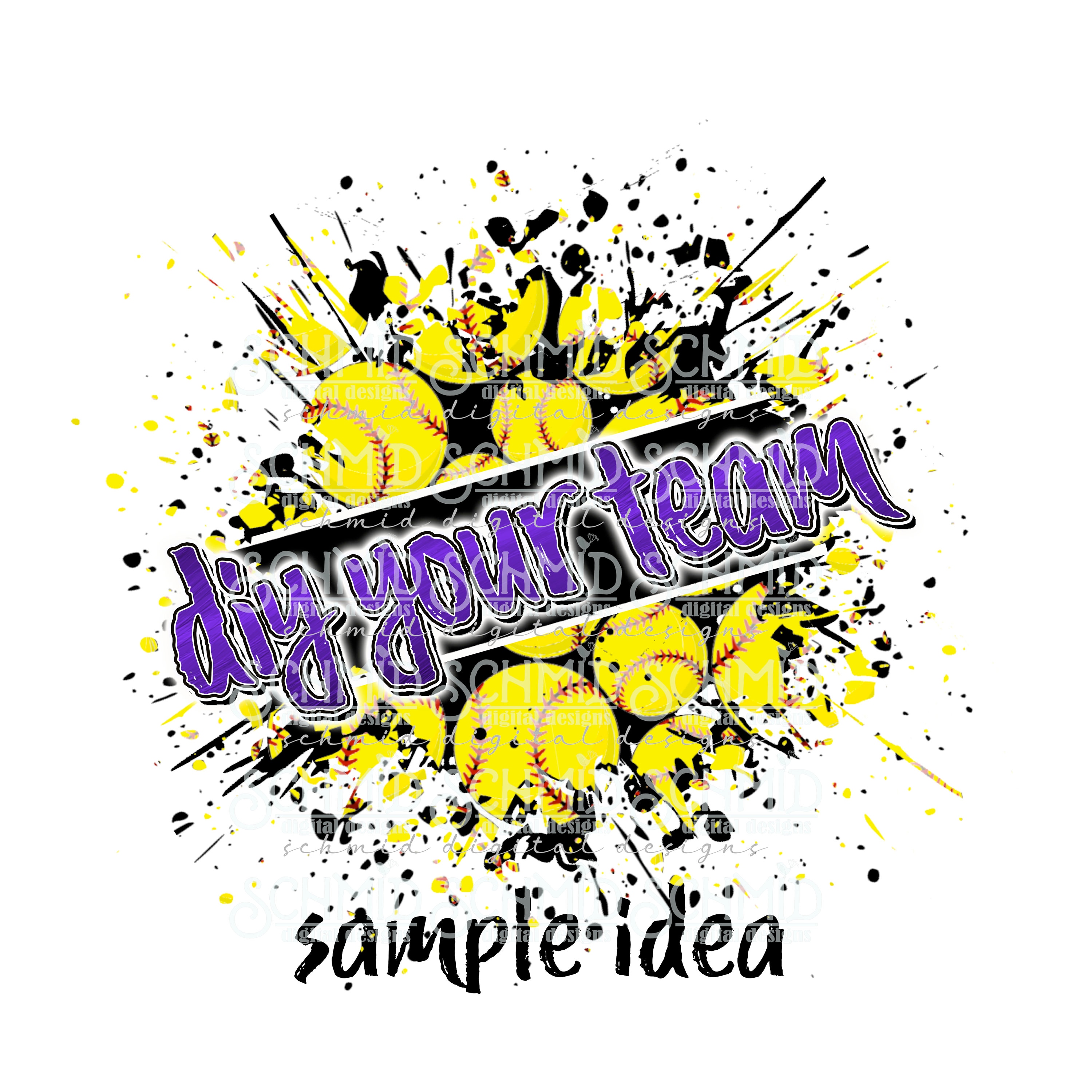 Splatter Softball Png, Softball Png, Softball Background Png, Softball ...
