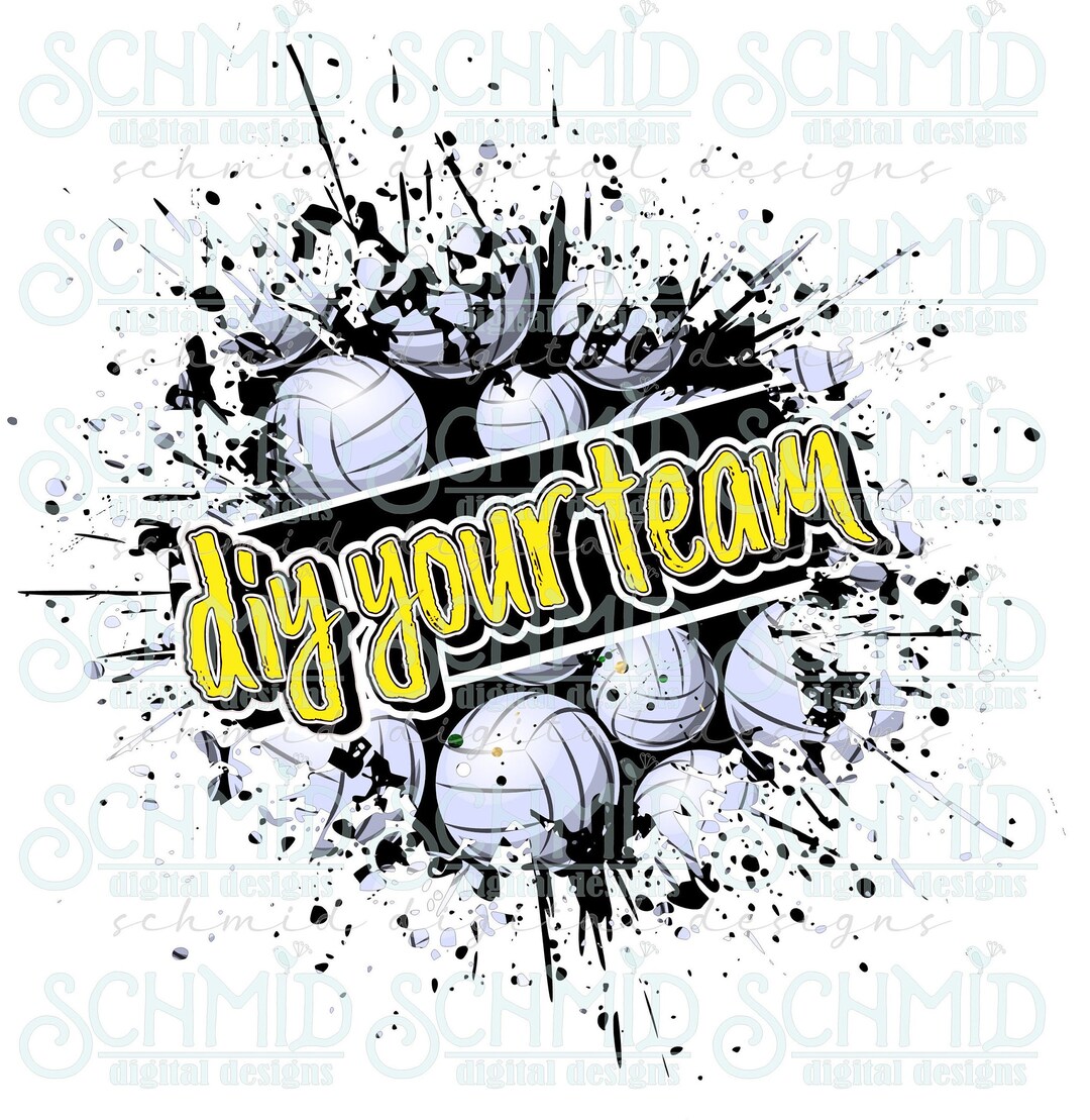 Splatter Volleyball Png, Volleyball Background, Volleyball Digital ...