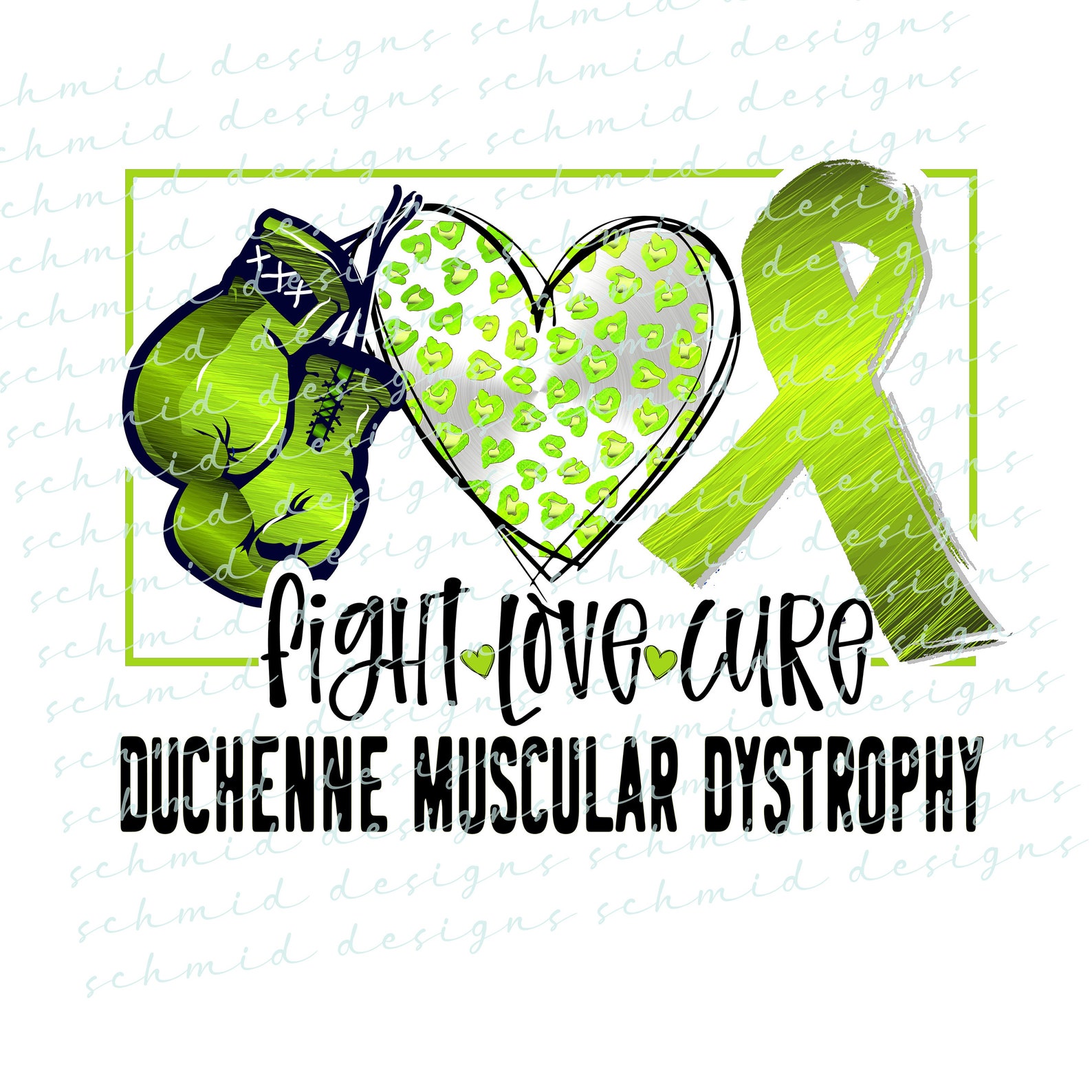 Duchenne Muscular Dystrophy Png Duchenne Awareness Lime - Etsy
