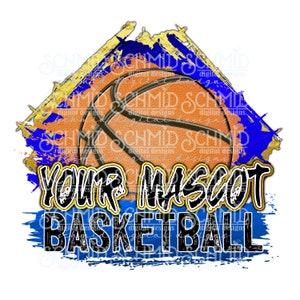 Personalized Basketball PNG, Basketball Mascot PNG, Basketball Shirt ...
