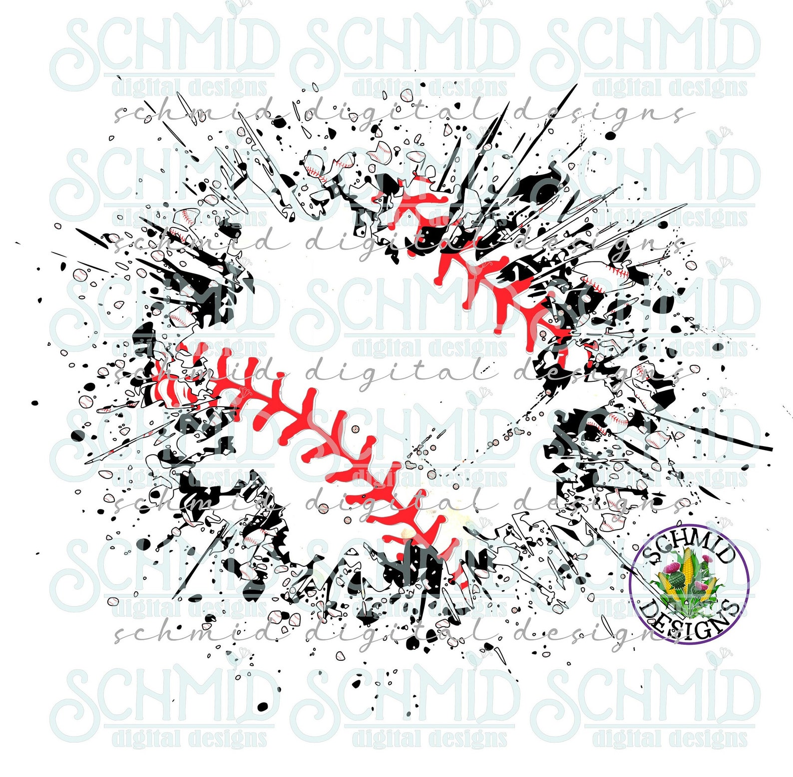 Splatter Baseball Png Baseball Png Baseball Background Png - Etsy