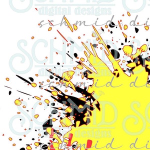 SPLATTER Softball Png /softball Background Png / Softball Clipart ...