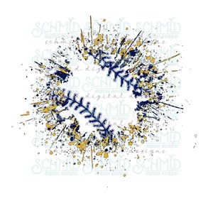 MADE TO ORDER, Splatter Baseball Png, Baseball Png, Baseball Background ...