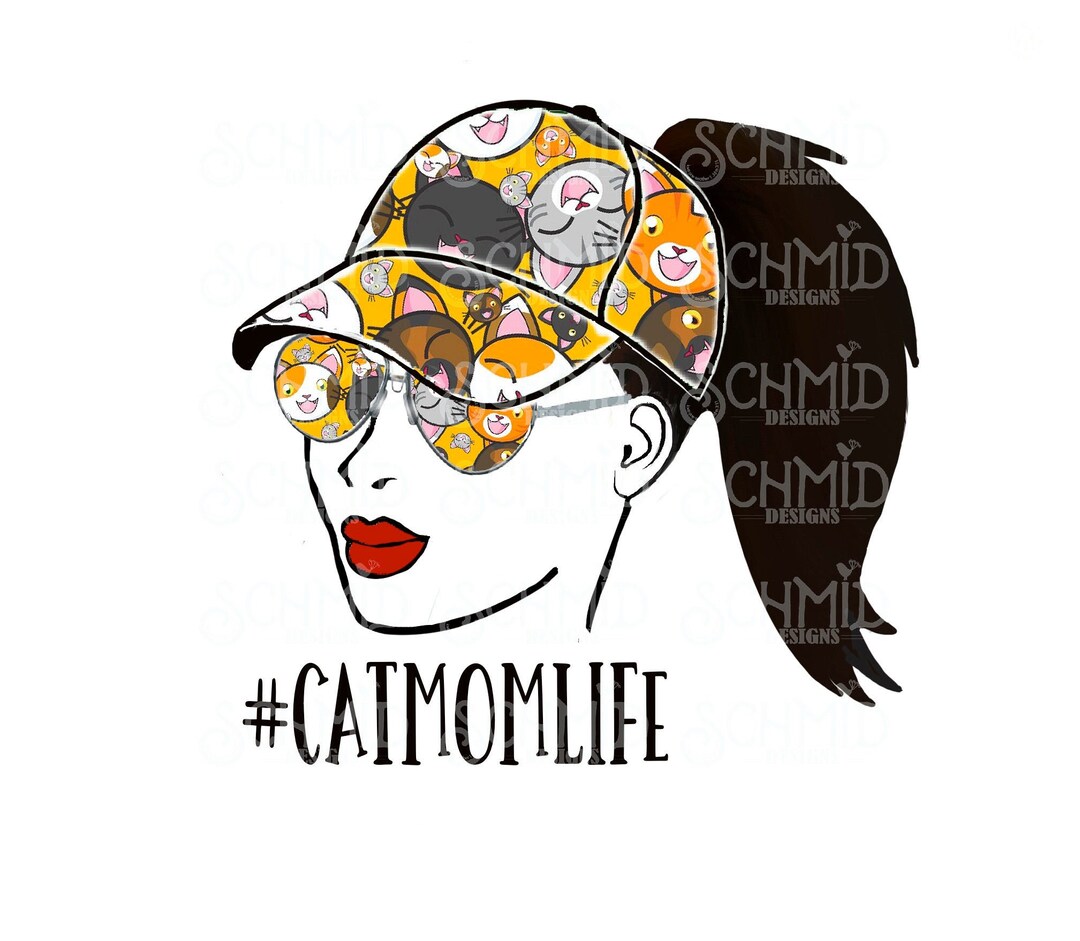 Cat Mom Life PNG /cat Mom Life / Cat Mom Design/ Cat Mom Png - Etsy