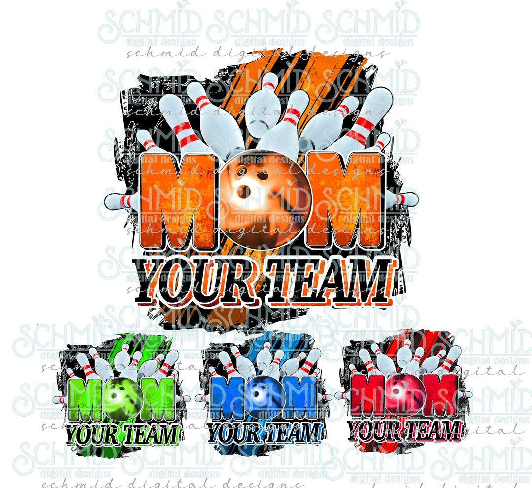 PERSONALIZED Bowling Mom Png, Bowling Design, Bowling Team Png, Bowling ...