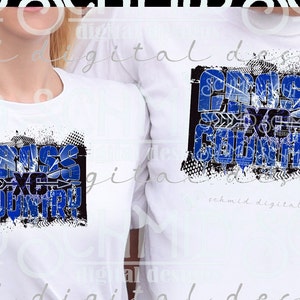 Shattered Cross Country Team Design PNG (digital Download) - Etsy