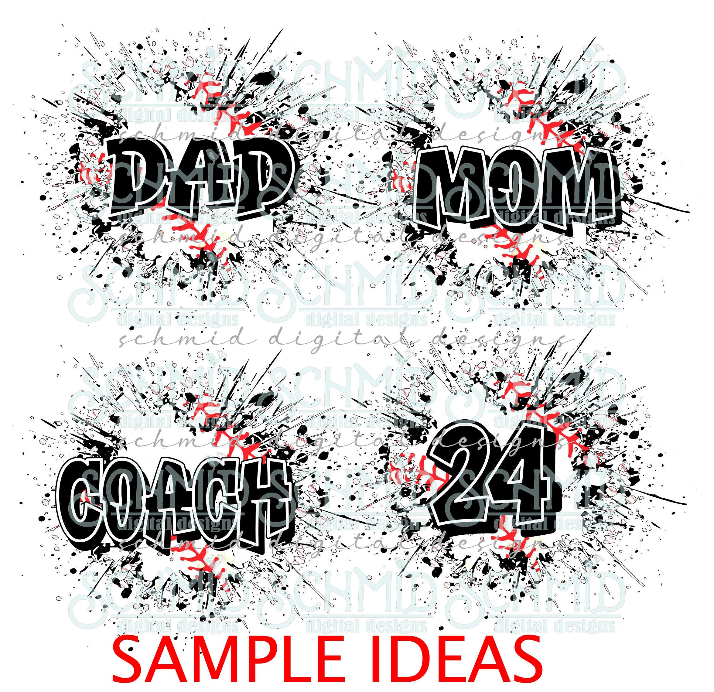 Splatter Baseball Png Baseball Png Baseball Background Png - Etsy