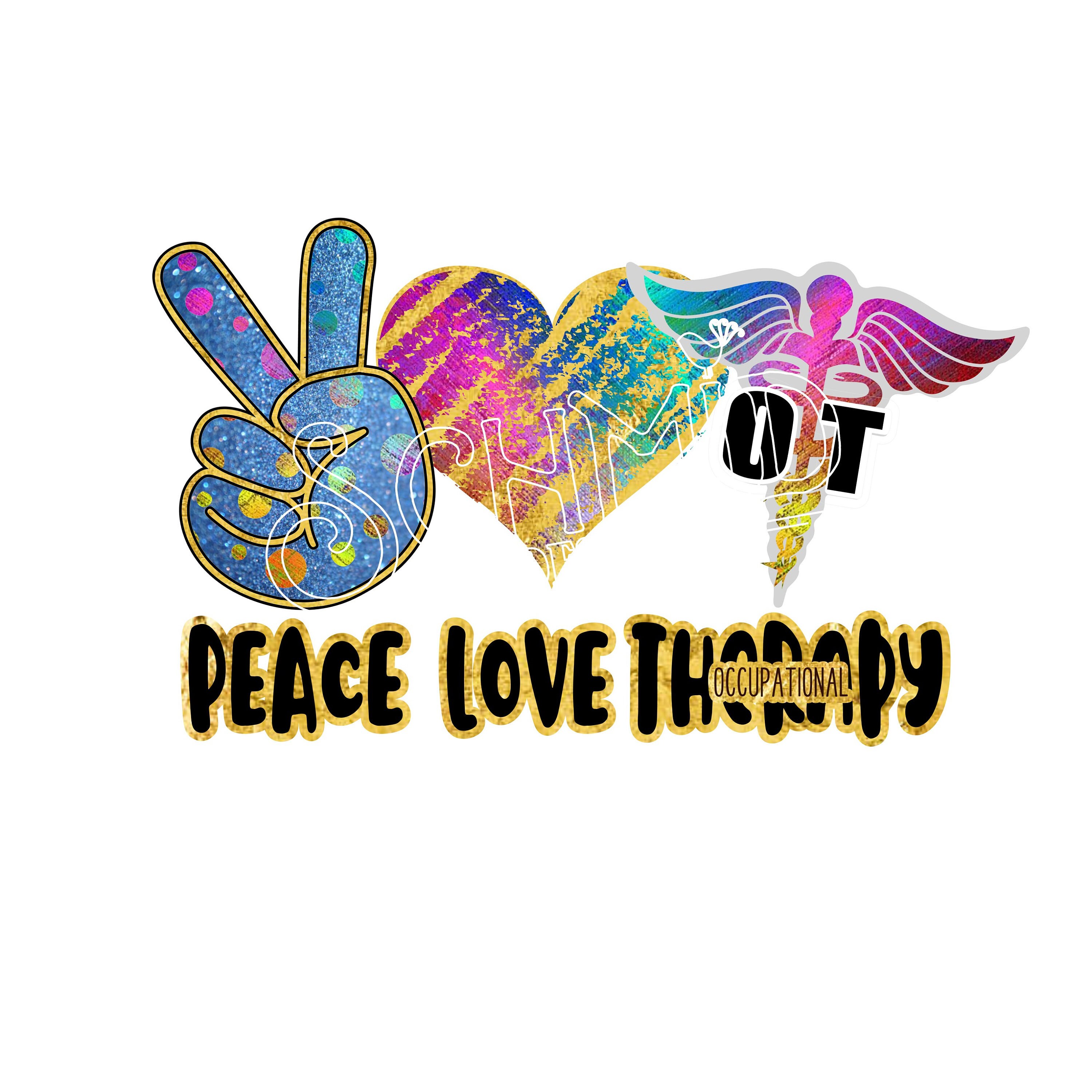 I Love Occupational Therapy Logo