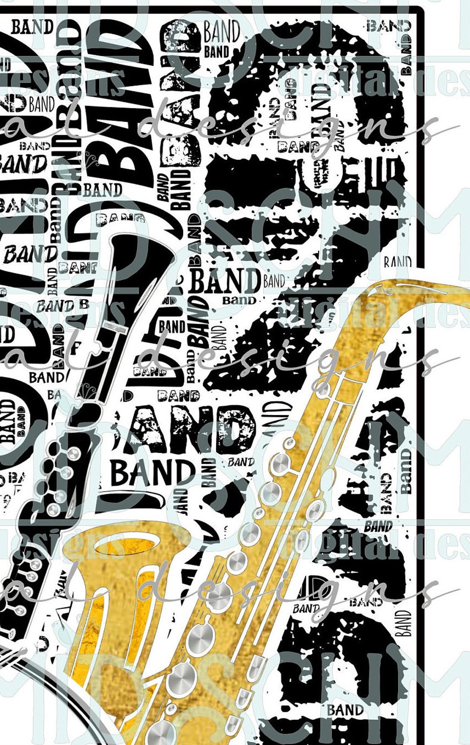 School Band PNG, Band Shirt Png, Band Booster Png, High School Band Png ...