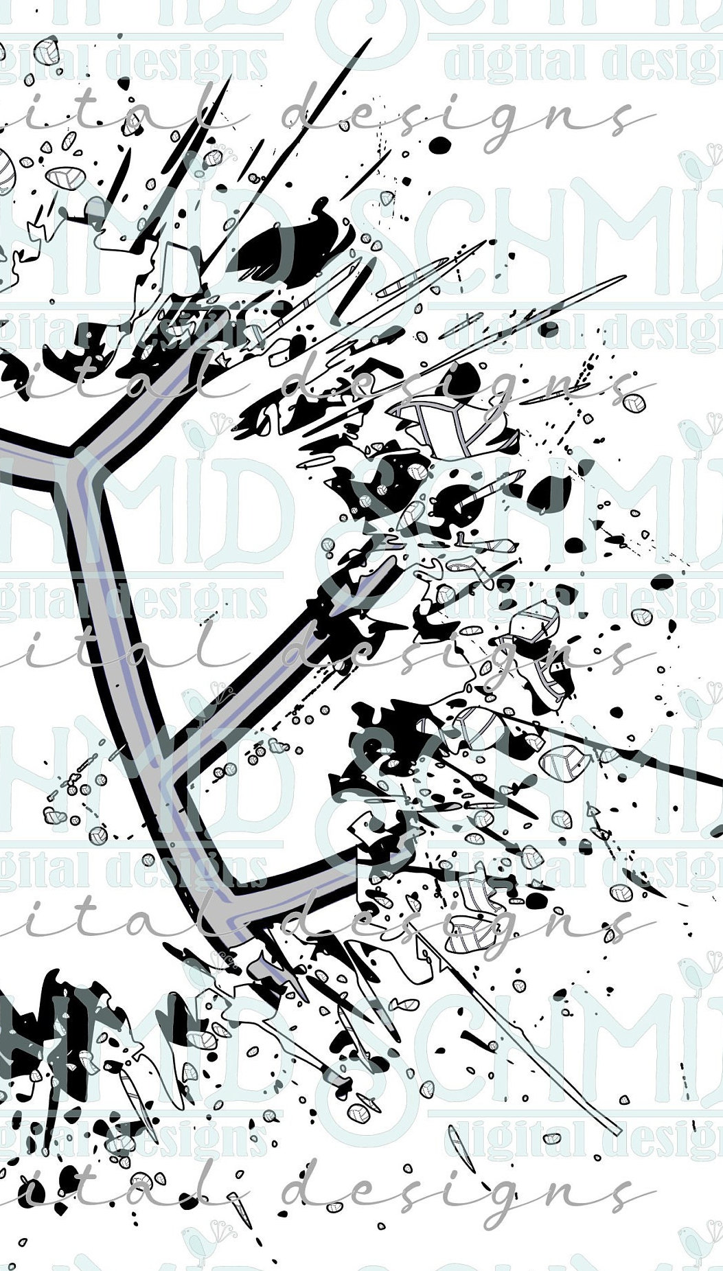 Splatter Volleyball Png, Volleyball Background, Volleyball Digital ...