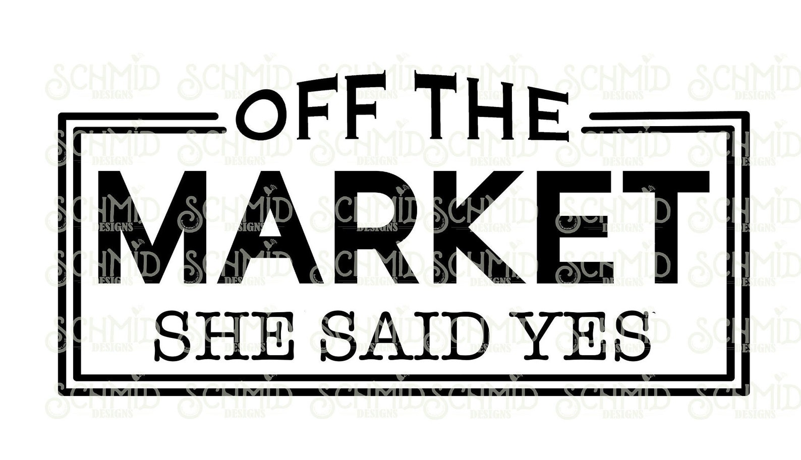 Off the Market, She Said Yes PNG / Engagement Png / Engaged Png ...