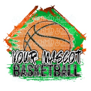 Personalized Basketball PNG, Basketball Mascot PNG, Basketball Shirt ...