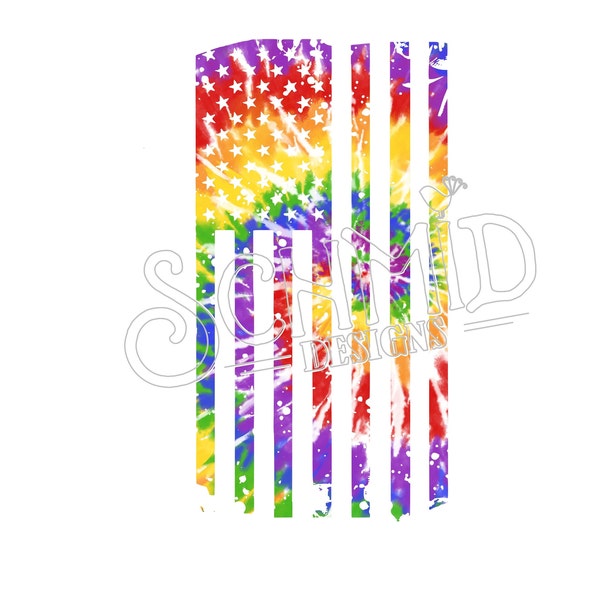 Tie Dye Flag - Etsy