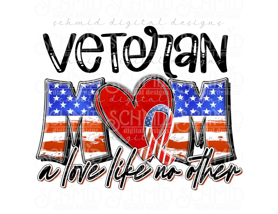 Veteran Mom, Military Mom Png, Veteran Mom Shirt Png, Military Mom Png ...