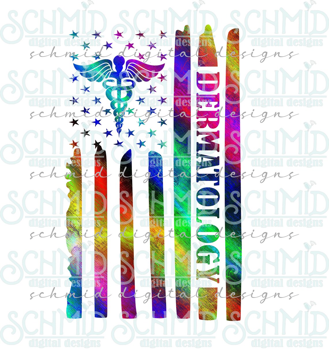 Dermatology Flag PNG / Digital Download - Etsy