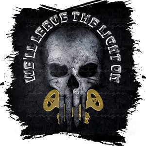 We'll Leave the Light on Skull Png, Corrections Officer Design for ...