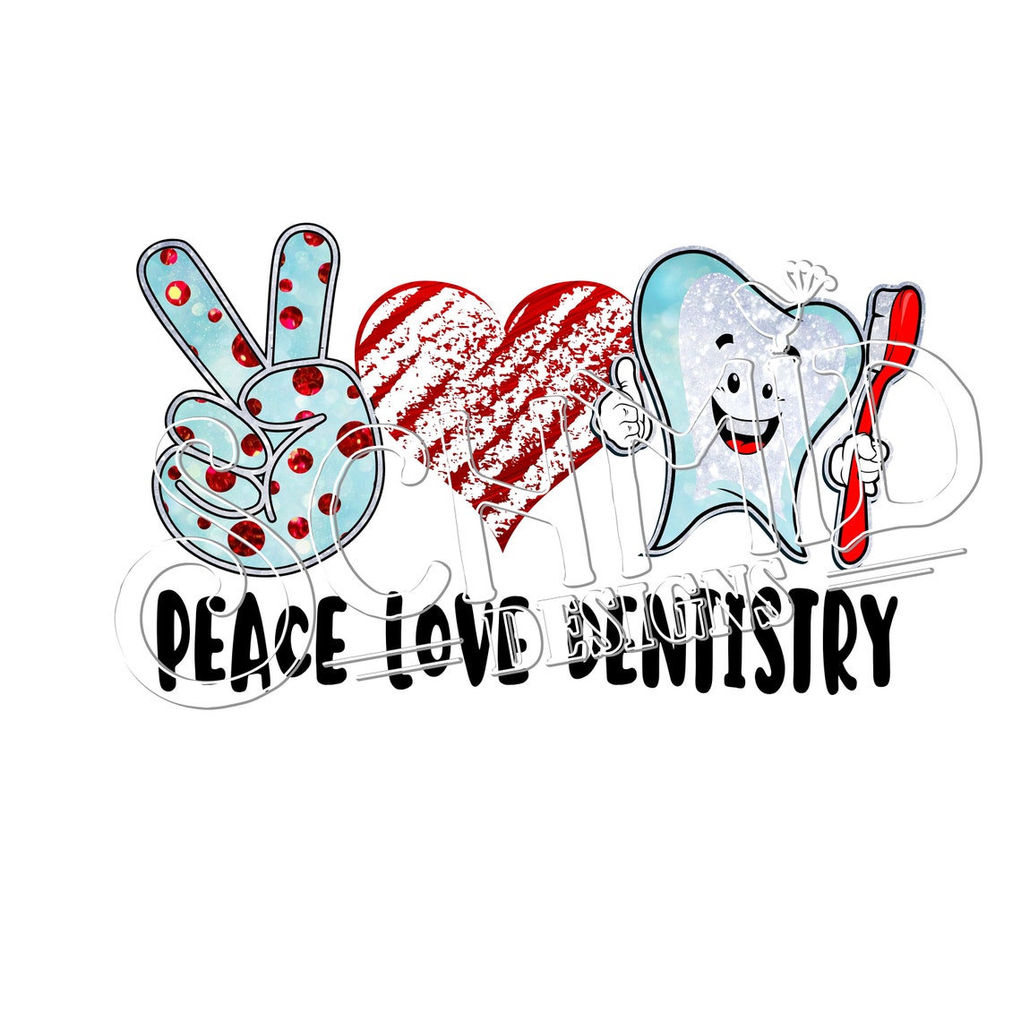 PEACE Love Dentistry Png/ Dentistry Jpg/ Dentist Png/ Dental | Etsy