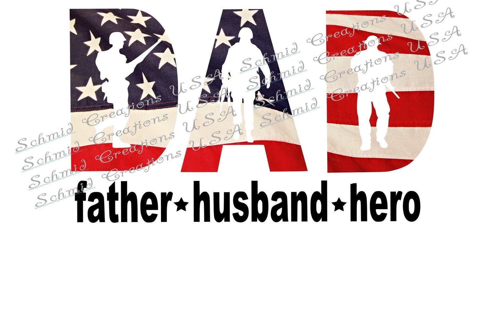 Dad Patriotic Military Dad Military Hero Military Husband - Etsy