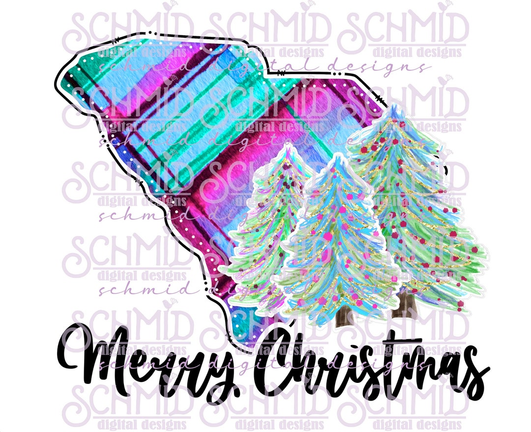 Bright South Carolina Merry Christmas 300 Dpi Png / South Carolina Png ...
