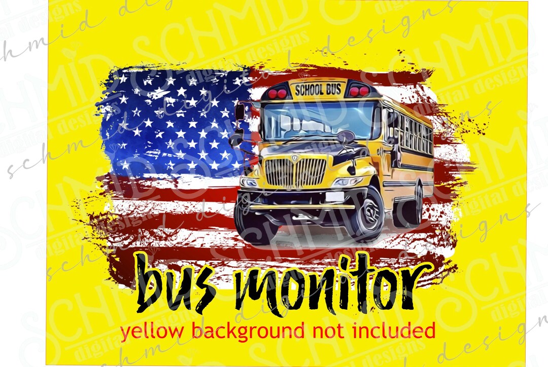 School Bus Monitor, Bus Monitor, Schoolmonitor Design, Bus Monitor T ...