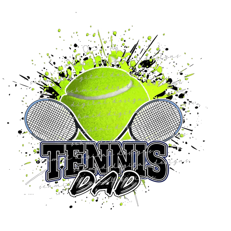 Tennis Dad, Tennis Dad Digital Design, Tennis Dad Sublimation Png ...