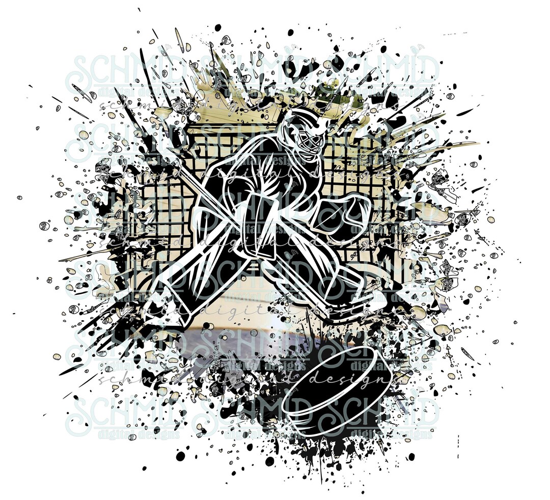 HOCKEY Goalie Splatter Hockey Png Hockey Png Hockey - Etsy Canada