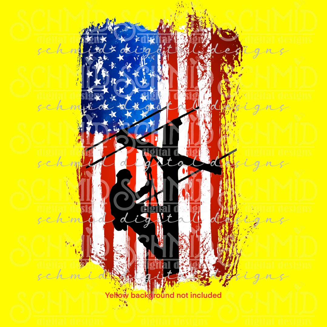 Flag Lineman PNG / Lineman / Lineman Png / Lineman Design / Lineman ...