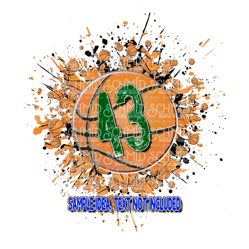 Splatter 2, Basketball TEAM PNG /basketball Mascot PNG / Mascot Design ...