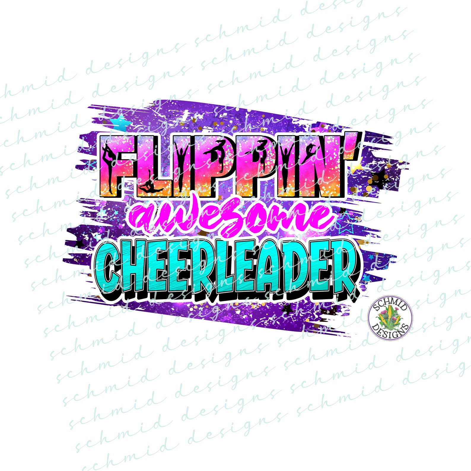FLIPPIN' Awesome Cheer Png Cheerleading Png - Etsy
